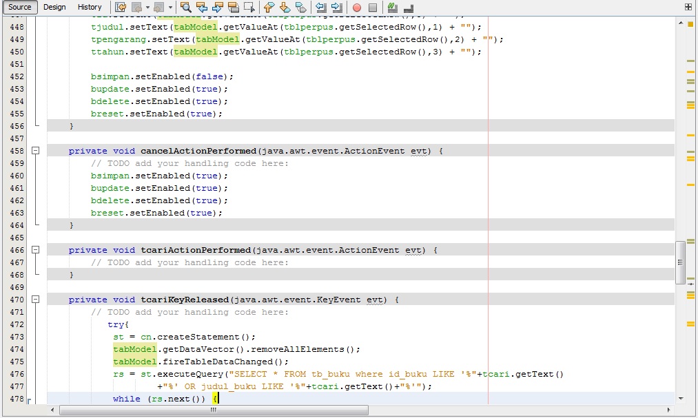 Java Neatbeans Membuat Sistem Crud Dan Search Di Java Netbeans