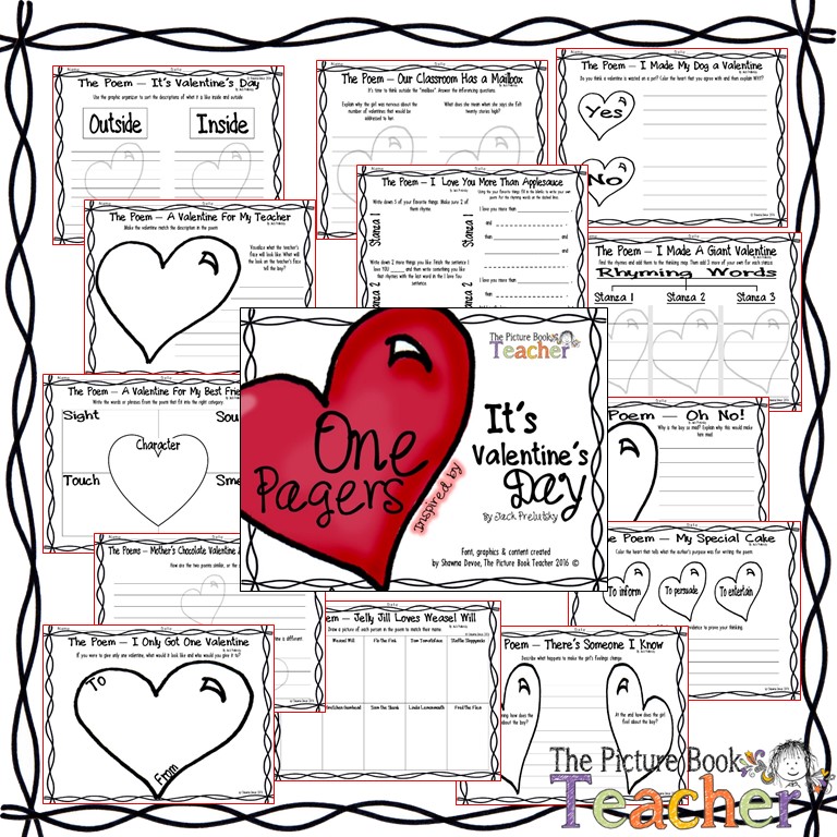 It's Valentine's Day by Jack Prelutsky - Teaching Ideas | The Picture ...