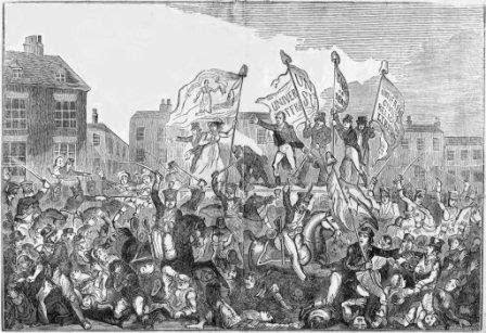 History Map England: 1819 Peterloo Massacre