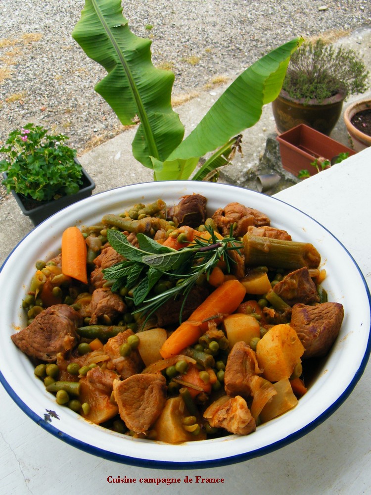 Cuisine et Campagne de France : Navarin de printemps