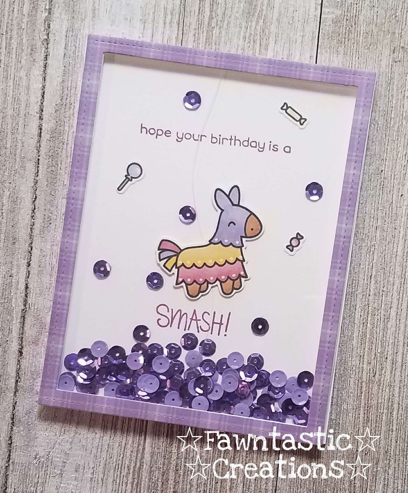 Fawntastic Creations ☆: Birthday Shaker Card