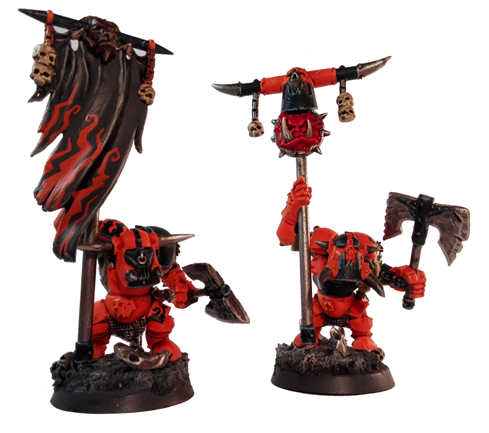 Gnoll Wargame: Ironjawz Ardboyz unit with Big Choppas