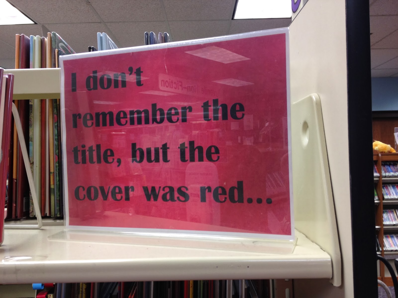 The Show Me Librarian: On Cheeky Book Displays