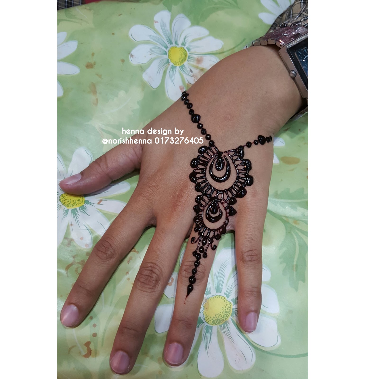 PERKHIDMATAN UKIRAN INAI PENGANTIN: Inai Tangan, simple dan sweet ...