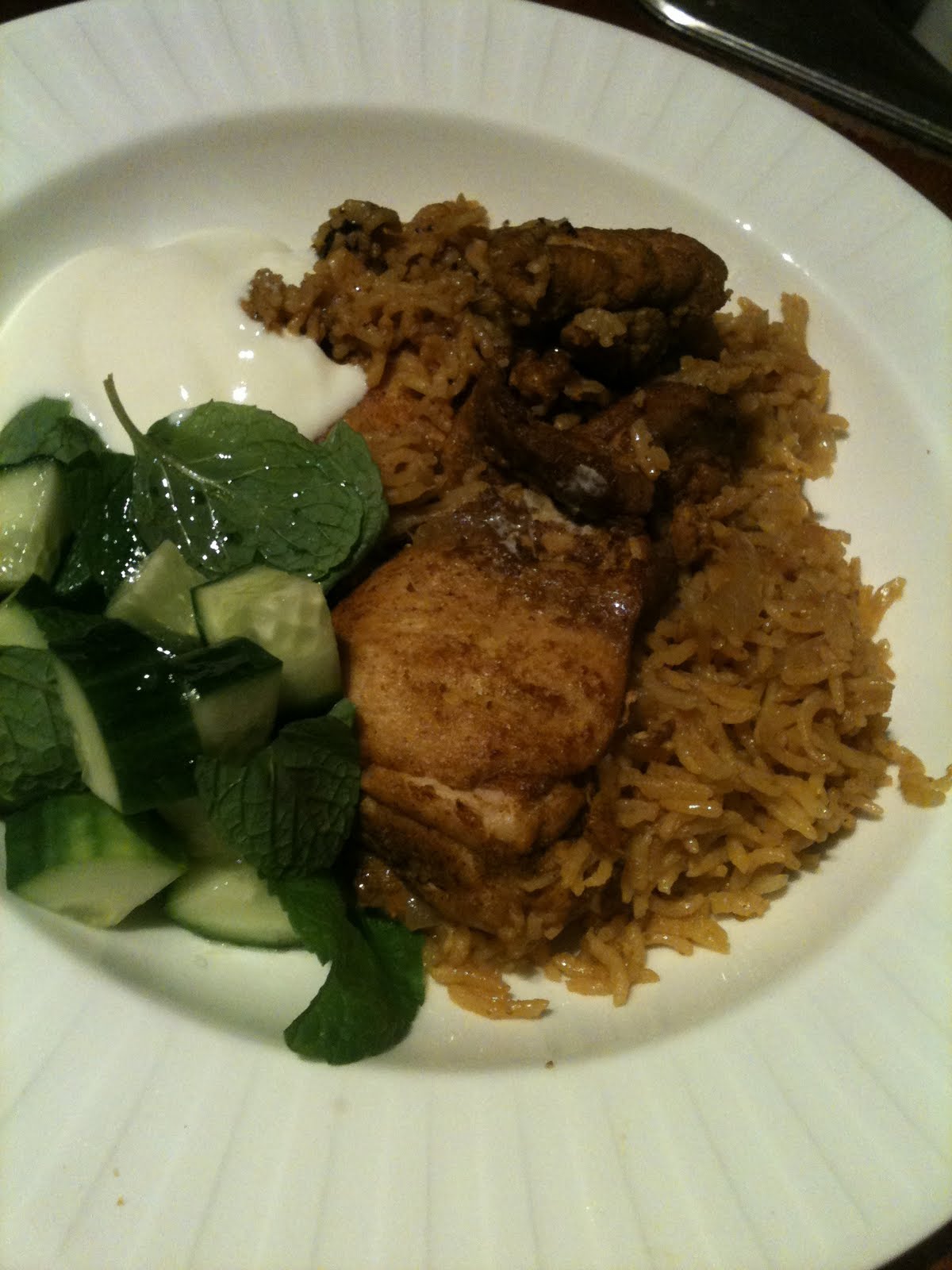 Lisa's Little Library: Bill Granger's Curried Chicken Rice