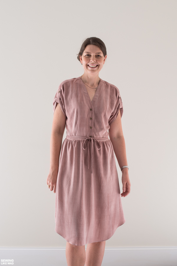 Sewing Like Mad: Fringe Blouse & Dress, Rayon Version