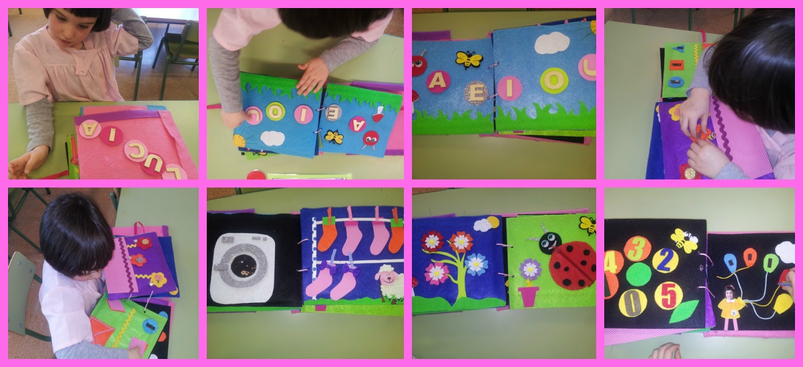 PEQUESNINES: LIBRO DE FIELTRO