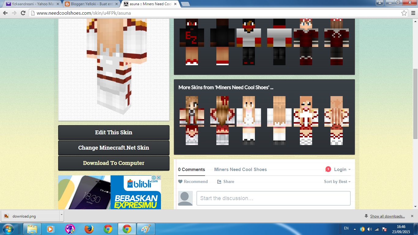 Kuyimuct-Yell: TUTORIAL CARA GANTI SKIN MINECRAFT CRACKED (STEP BY STEP!)