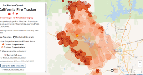 Maps Mania: The California Wildfire Map