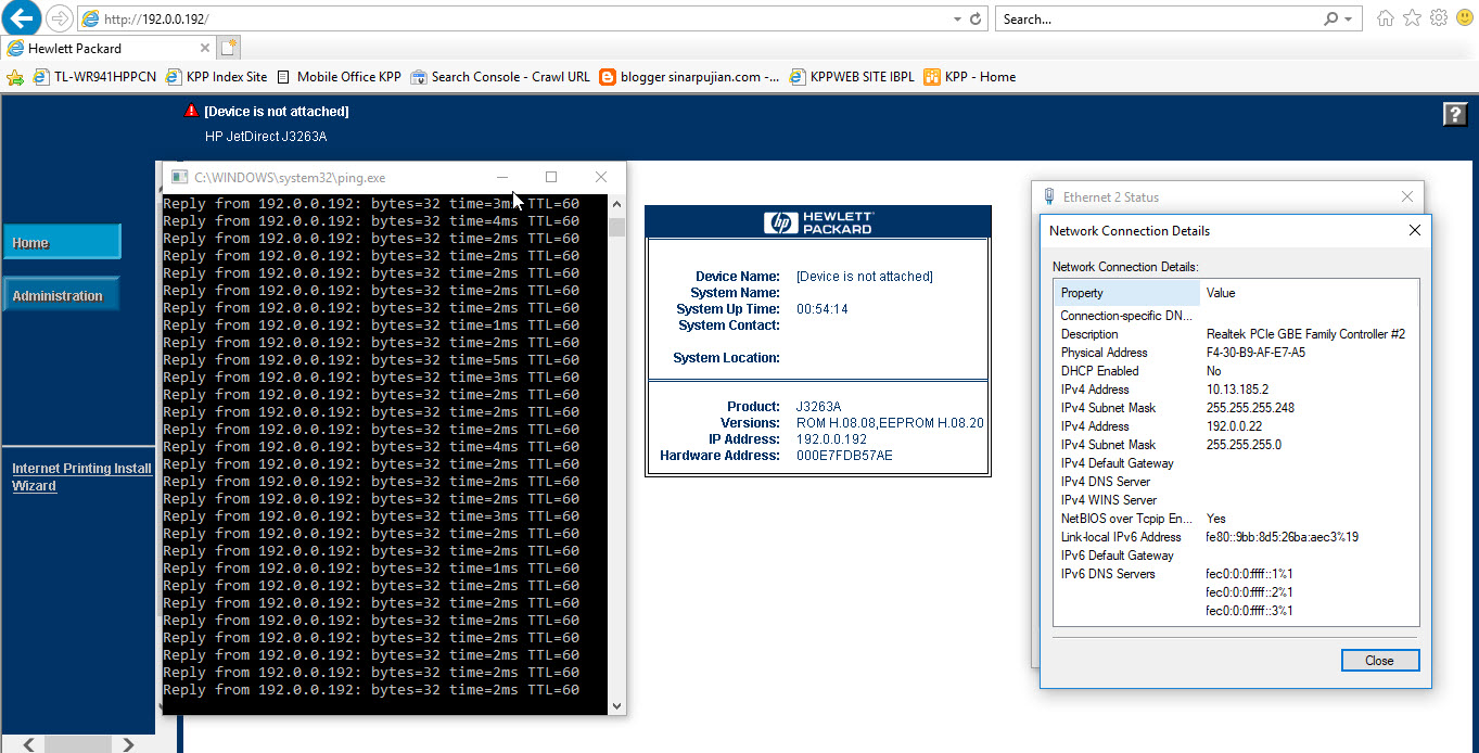 Cara Mudah Setting HP Jetdirect 300x atau 510x - miraclewijaya.com