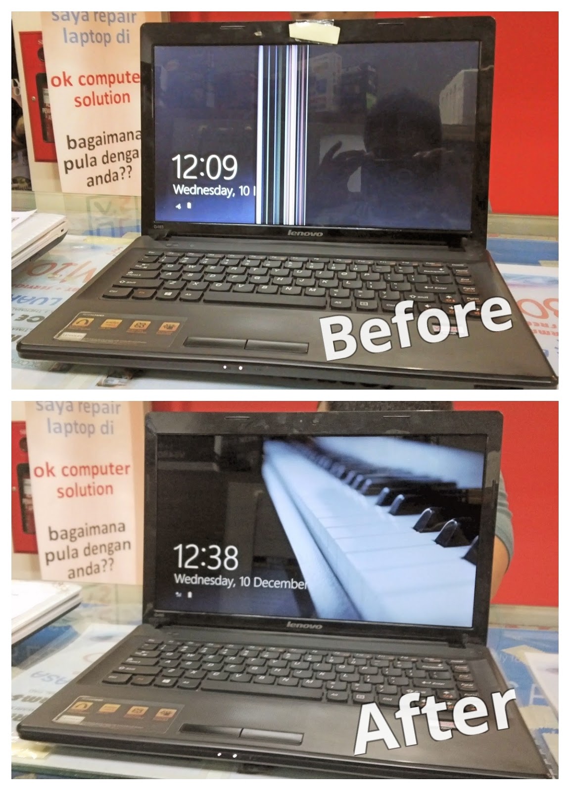 Apa yang patut dilakukan apabila skrin laptop rosak. – OKCS