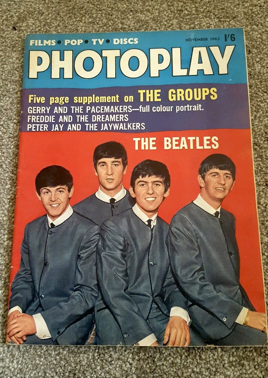 Vintage Beatles magazine covers