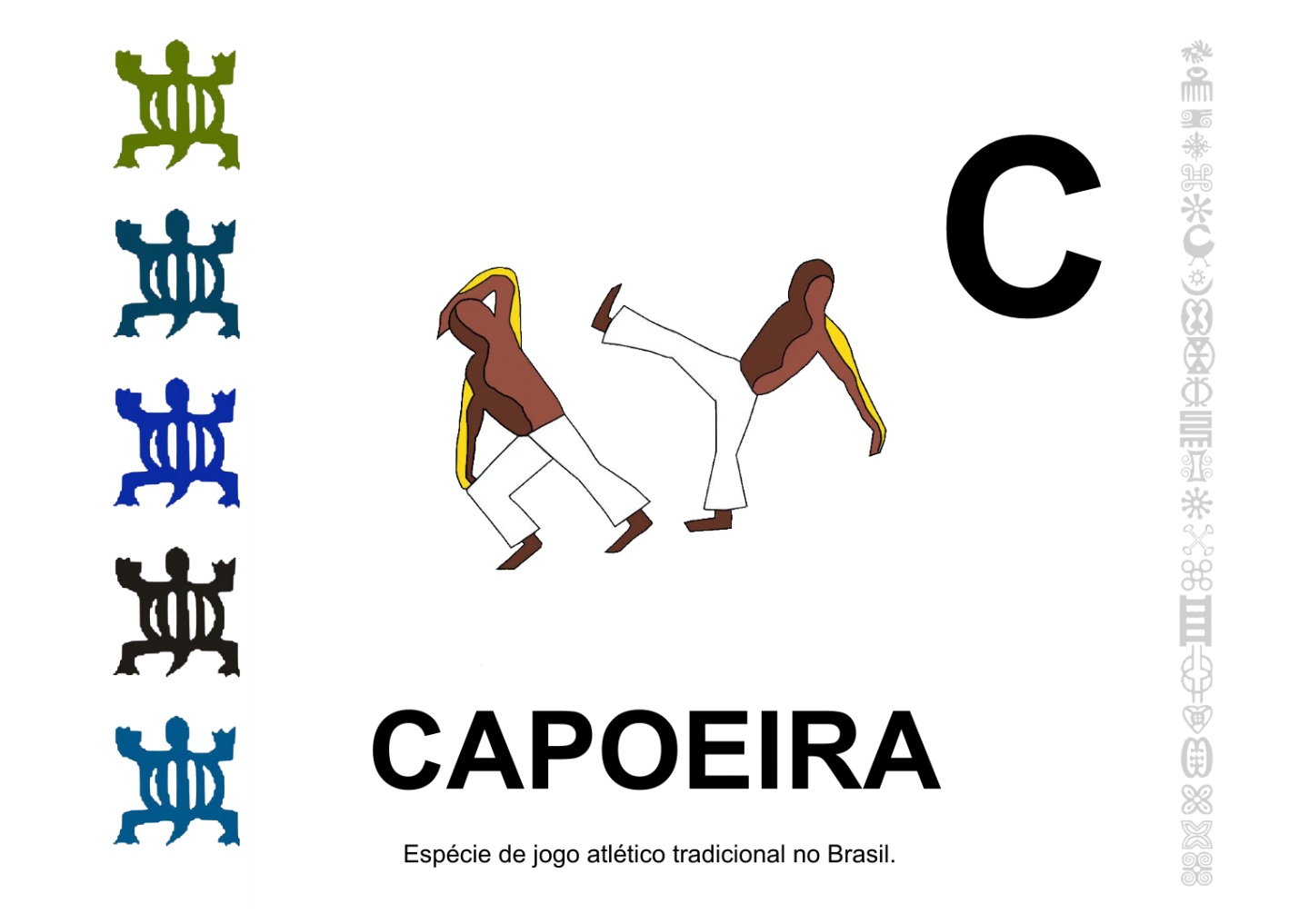 Alfabetário africano Conheça o alfabeto africano com atividades ...