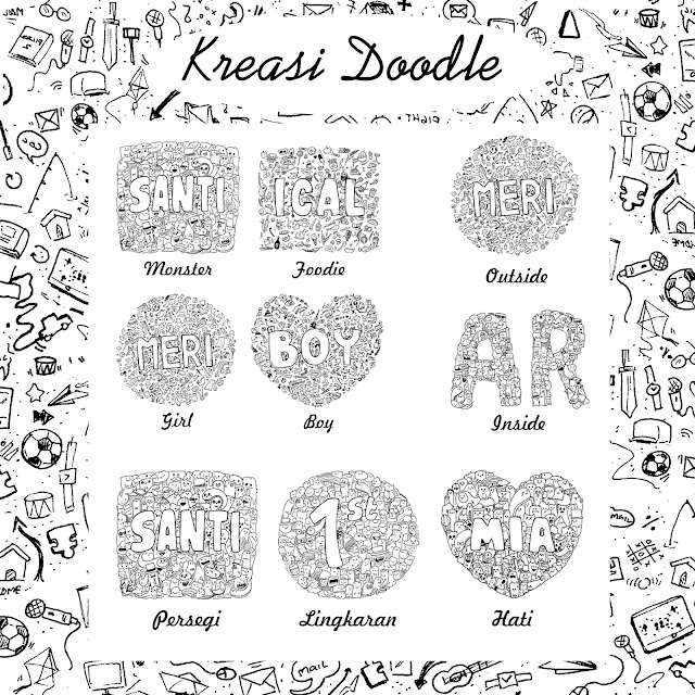 Kreasi Doodle: Jenis Doodle
