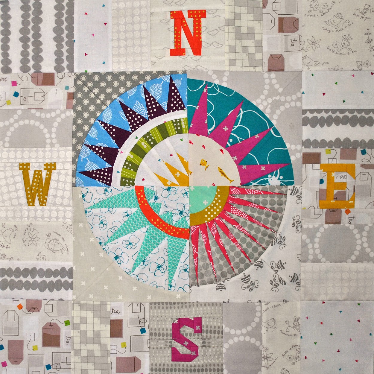 Never Just Jennifer: My Center Block {Round Trip Quilts}