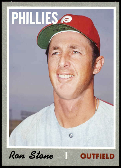 WHEN TOPPS HAD (BASE)BALLS!: A 1970 RE-DO: RON STONE AND THAT OUTDATED ...