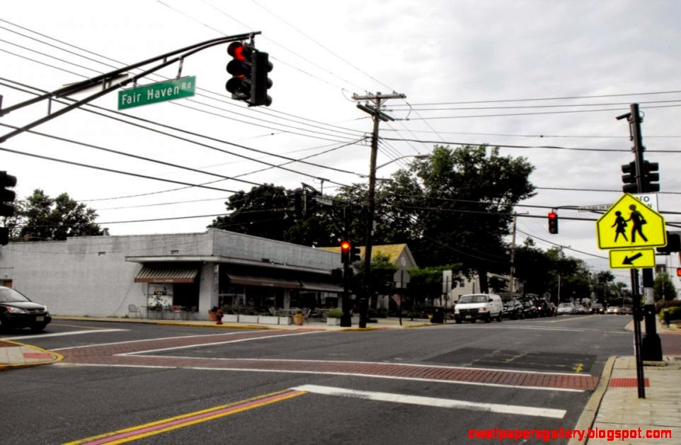 Road Intersection Traffic Lights | Wallpapers Gallery