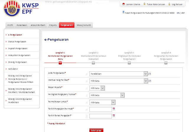 PANDUAN CARA PENGELUARAN KWSP BAGI BAYARAN BALIK PINJAMAN MARA ...