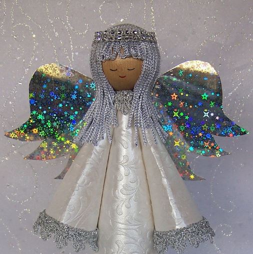 Aprende cómo hacer angelitos para el árbol de navidad ~ Mimundomanual