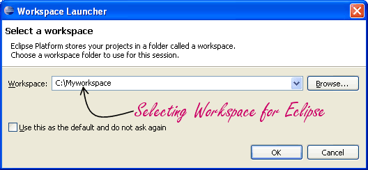 본다: Eclipse "Workspace In Use Or Cannot Be Created Error" solution.