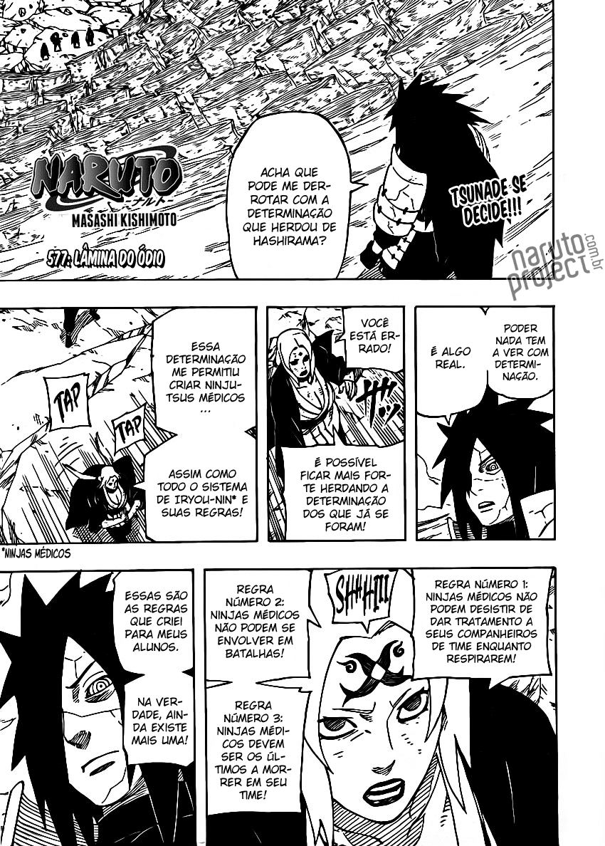 Naruto Shippuden: Ultimo Volume Lançado " 61 " Manga 577