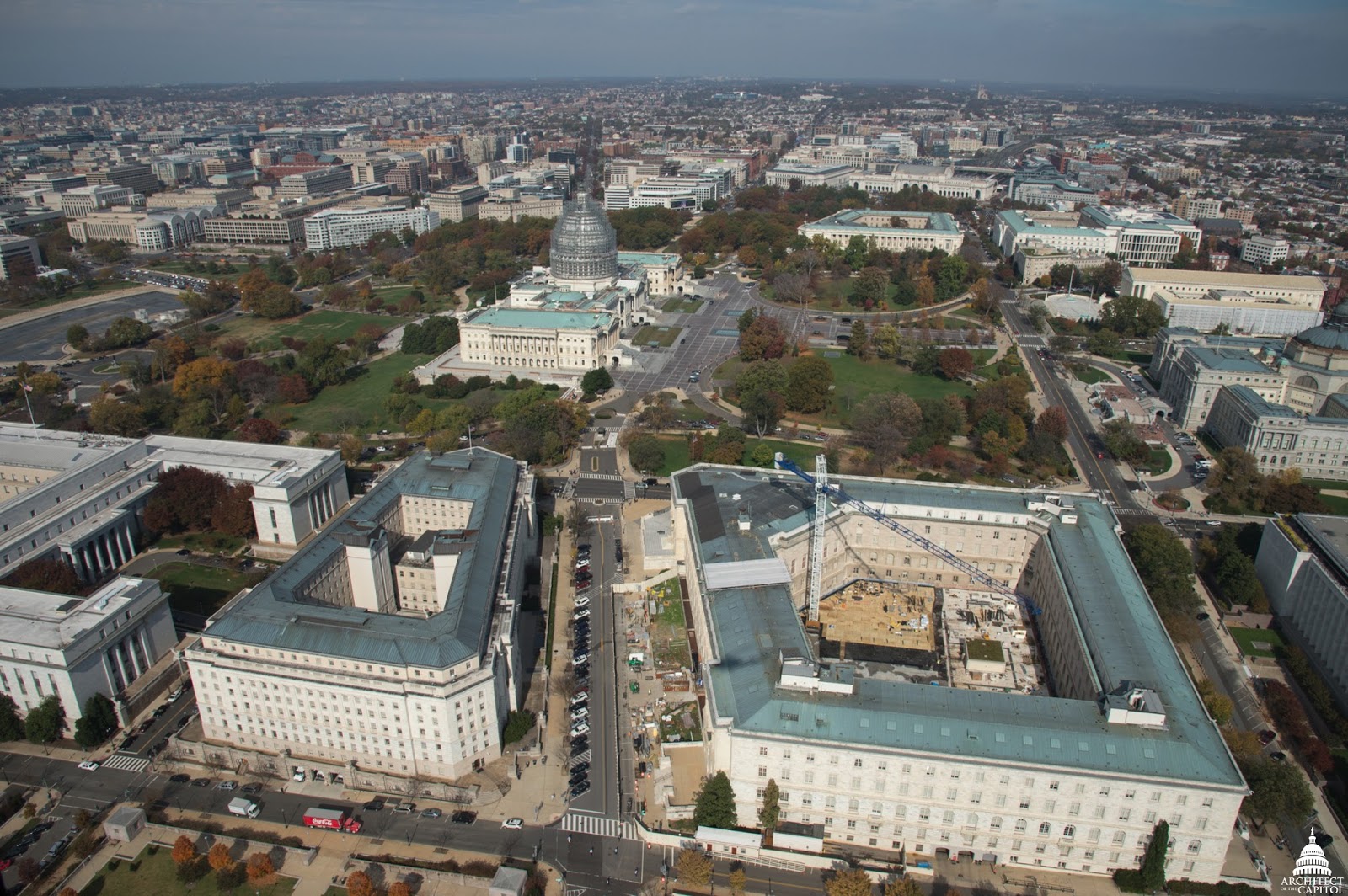 A closer look: Facing east from the Capitol, circa 1875