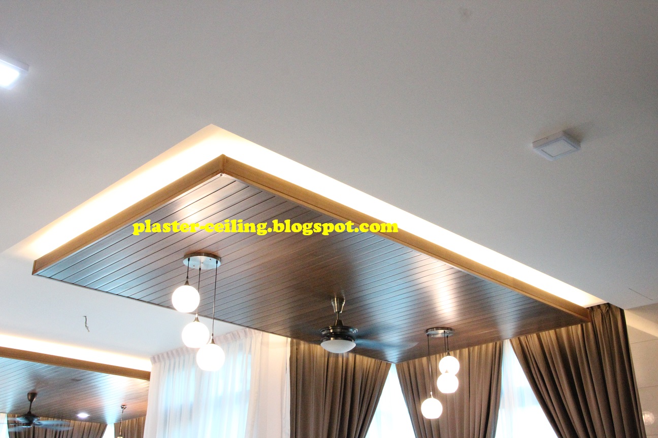 PLASTER CEILING: SILING KAYU