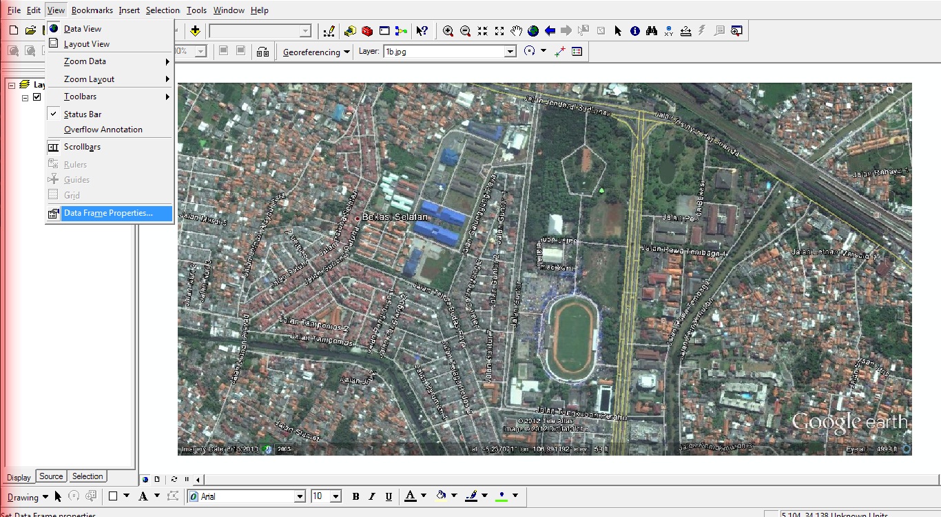 Damn !! I Love Suradjiwijaya Clan: Georeferencing peta citra dari ...