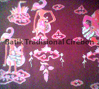 Traditional Batik Cirebon: Wayang (medium) Batik Motif Fabric