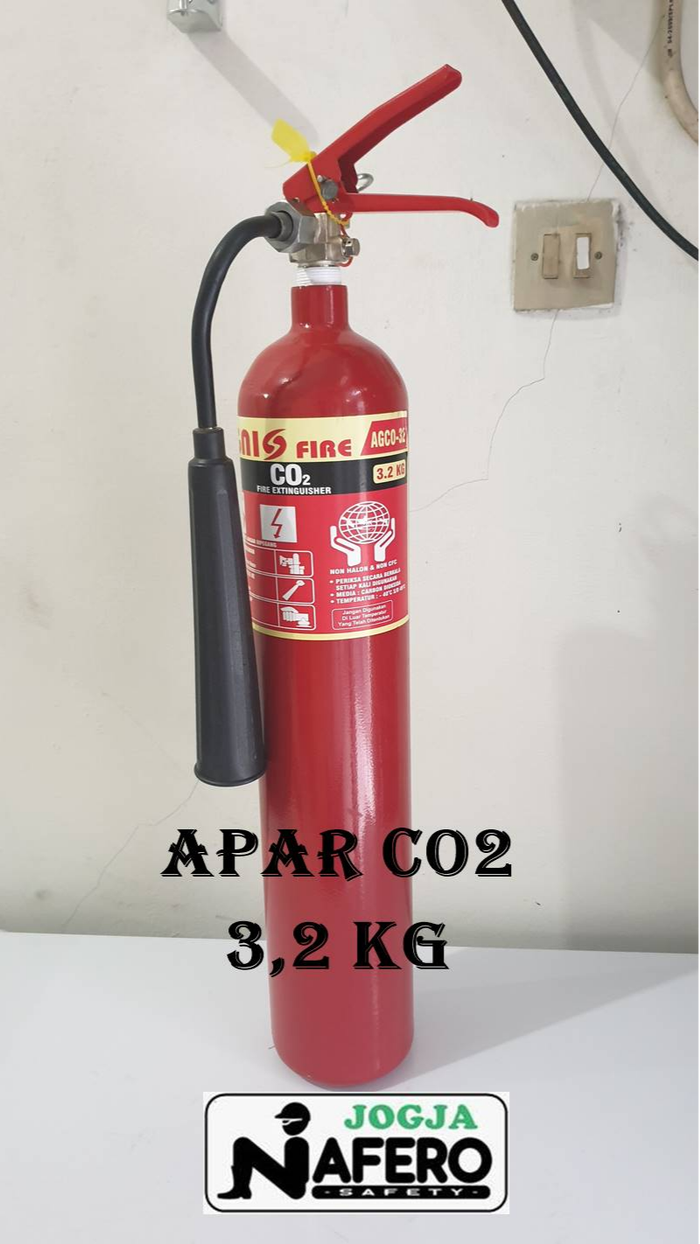 Apar CO2 3,2 Kg Merk Agnis - NAFERO SAFETY