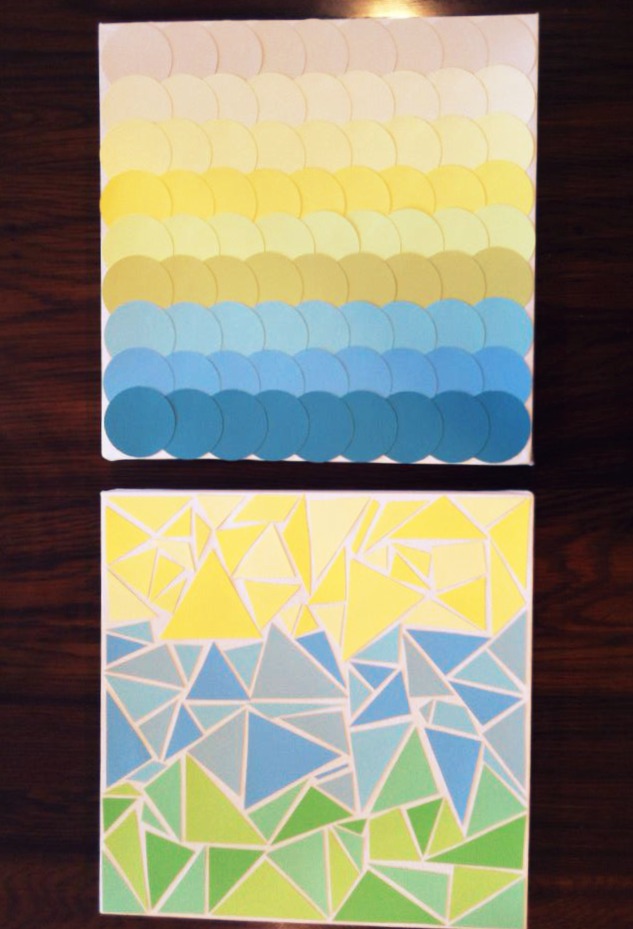 mintagehome: More Paint Chip Art