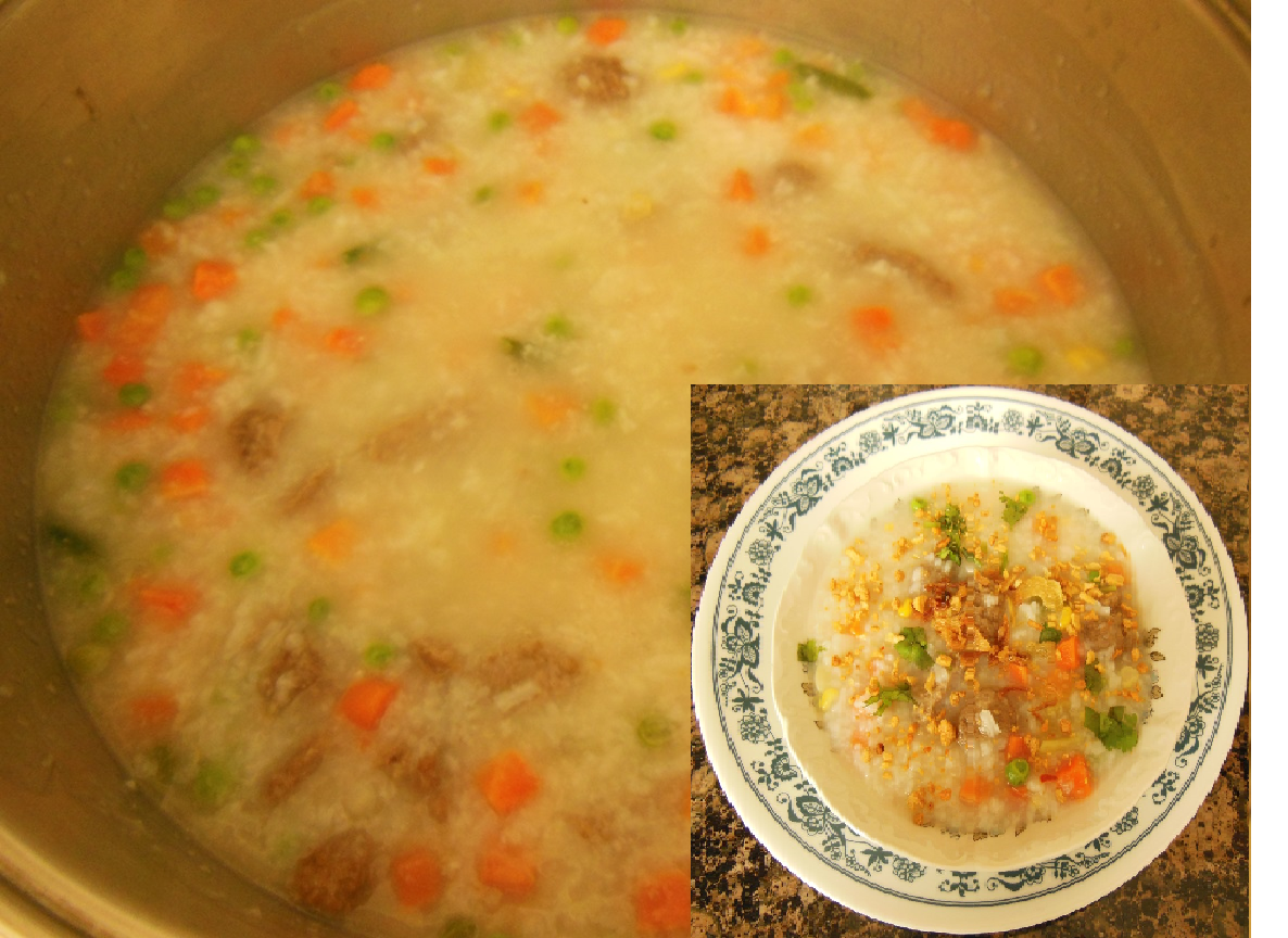Chumkie's Kitchen : Burmese Hsan Pyoke With Meatballs (Congee or Rice ...
