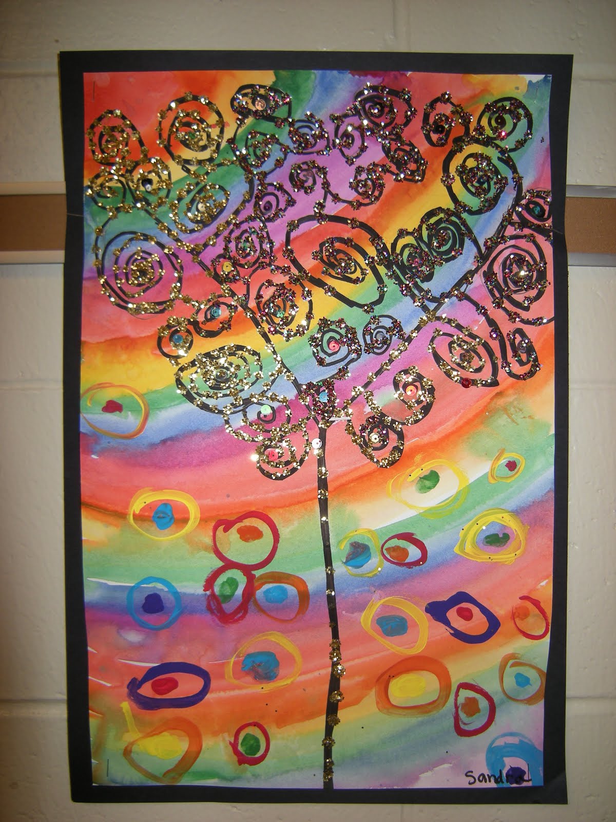 WHAT'S HAPPENING IN THE ART ROOM??: 3rd Grade: Klimt Trees