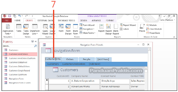 Cara Membuat Navigation Form Di Access - Lab Wisnu