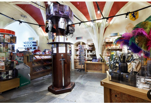 Professional Project: Warwick castle shop design