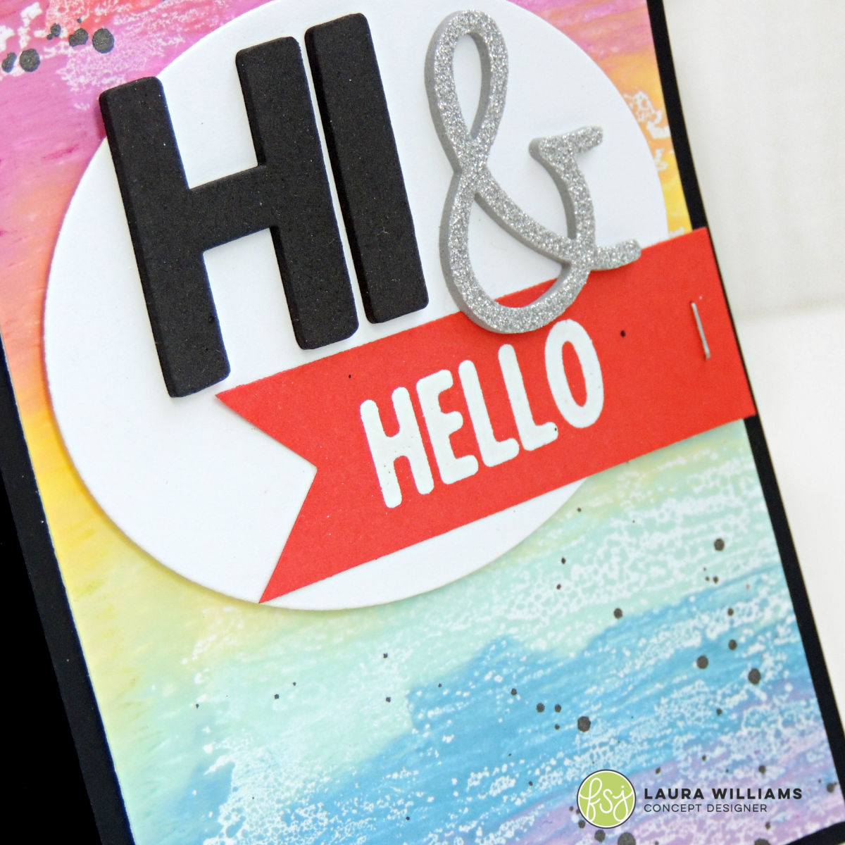 lauralooloo: 2 Creative Ways to Use Letter Stickers on Cards and Crafts