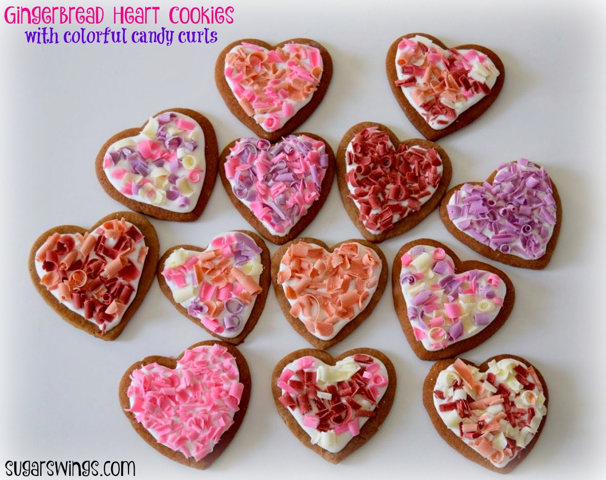 Sugar Swings! Serve Some: Gingerbread Heart Cookies with Rainbow Candy ...