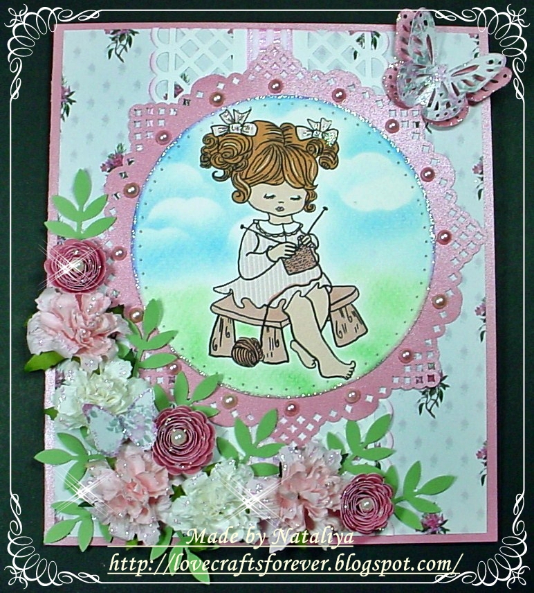 LOVE CRAFTS FOREVER: Card #2 from Joanna Sheen with Whoopsi Daisy images