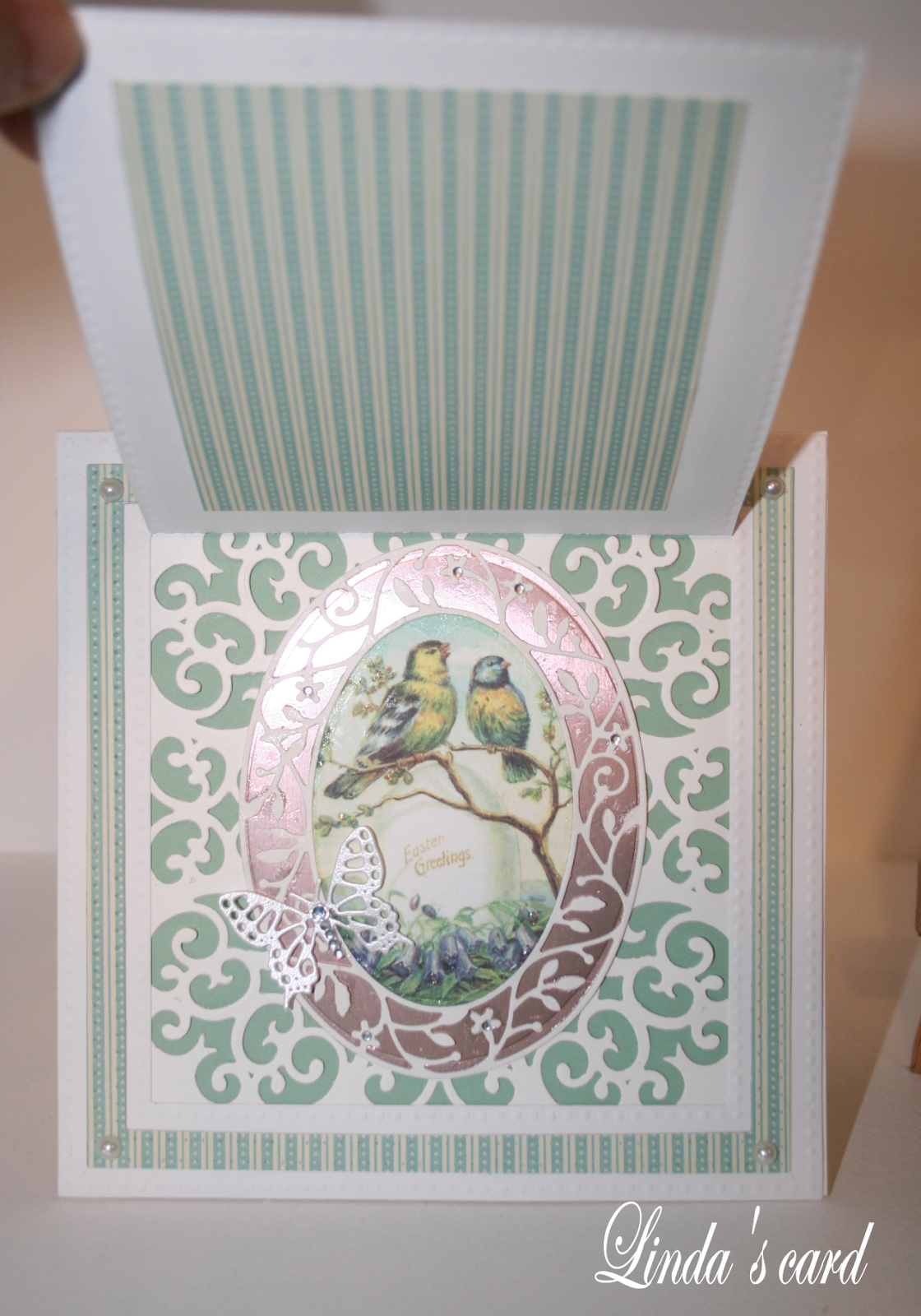 Artfully Minded Studio: Spellbinders Triple Flip card (linda's)