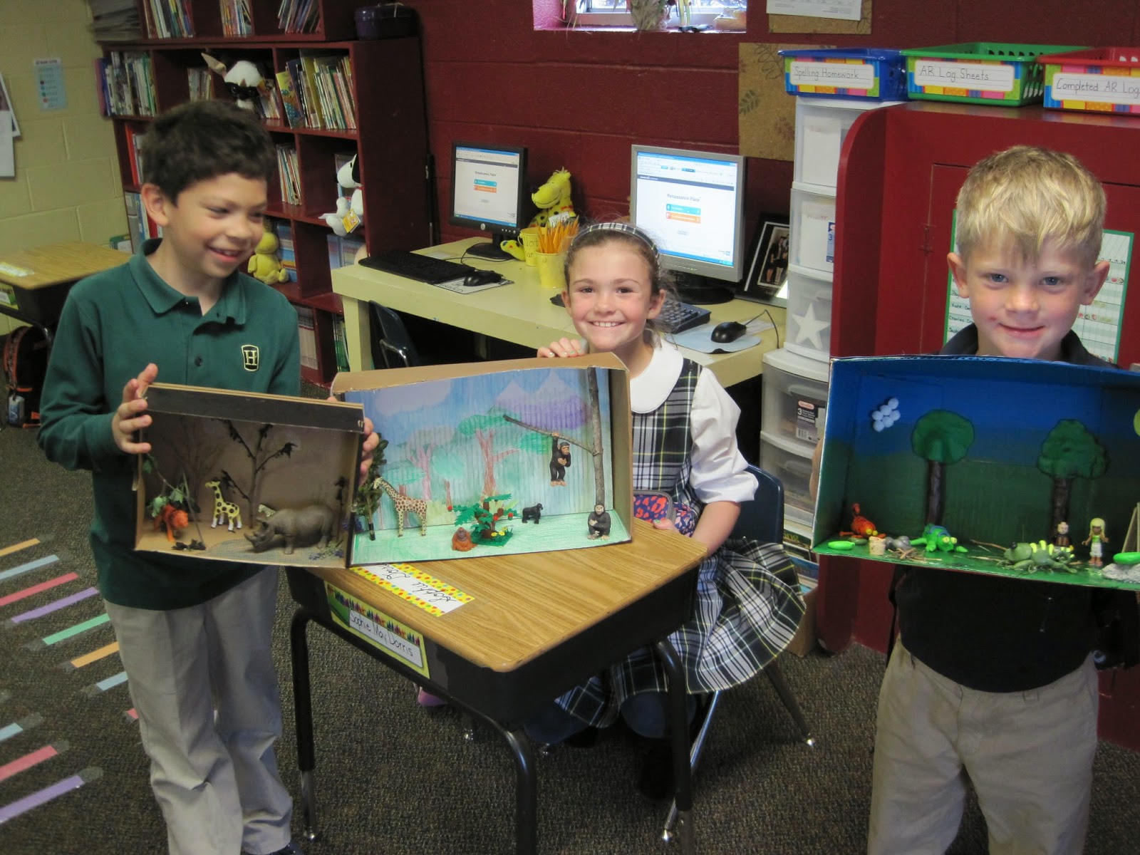 Ms. Wallmark's Second Grade Adventures: 2nd Grade Habitat Projects