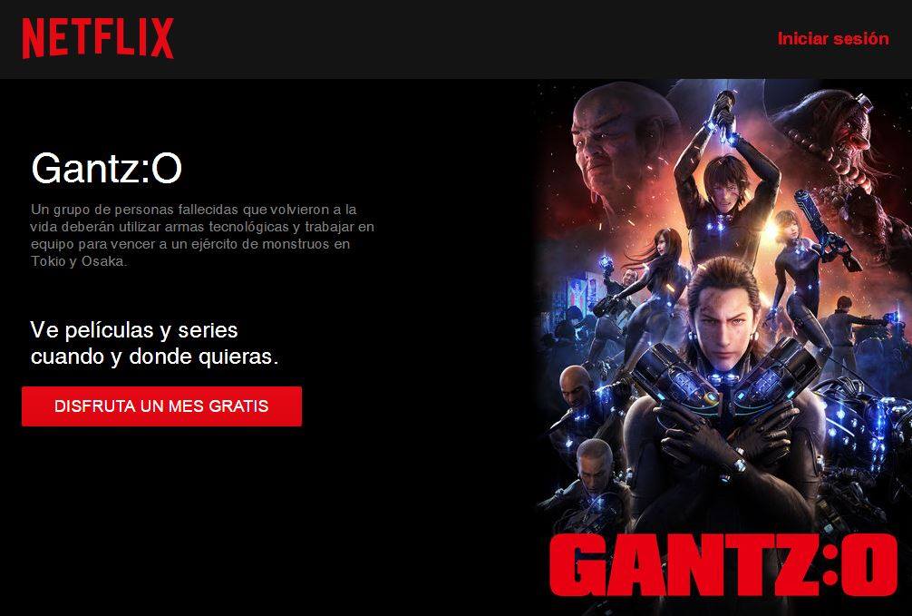 Gantz: La Esfera Negra: Gantz: O ya está disponible en Netflix!!