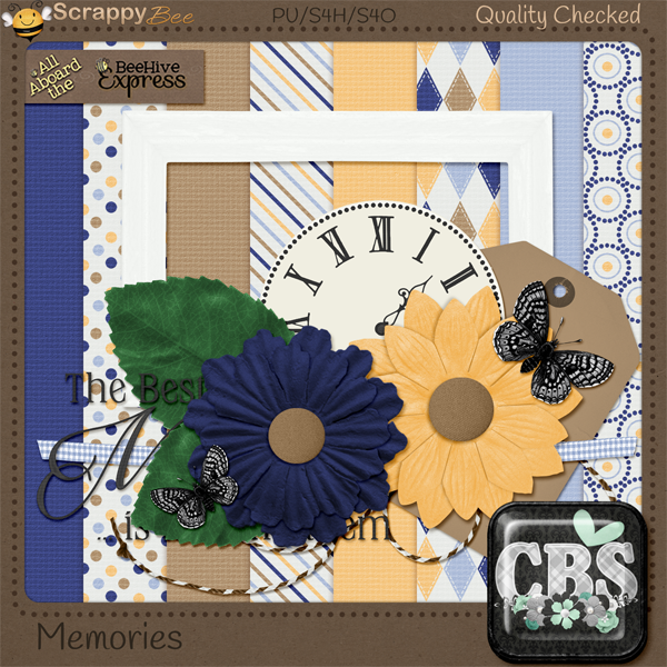creations by: samantha : Scrappy Bee September Blog Train: "Memories"