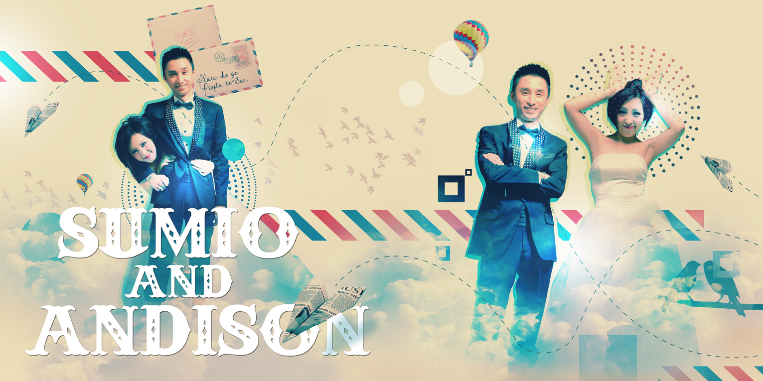 Rene Guillen - Photography: Sumio and Andison - prenup layout