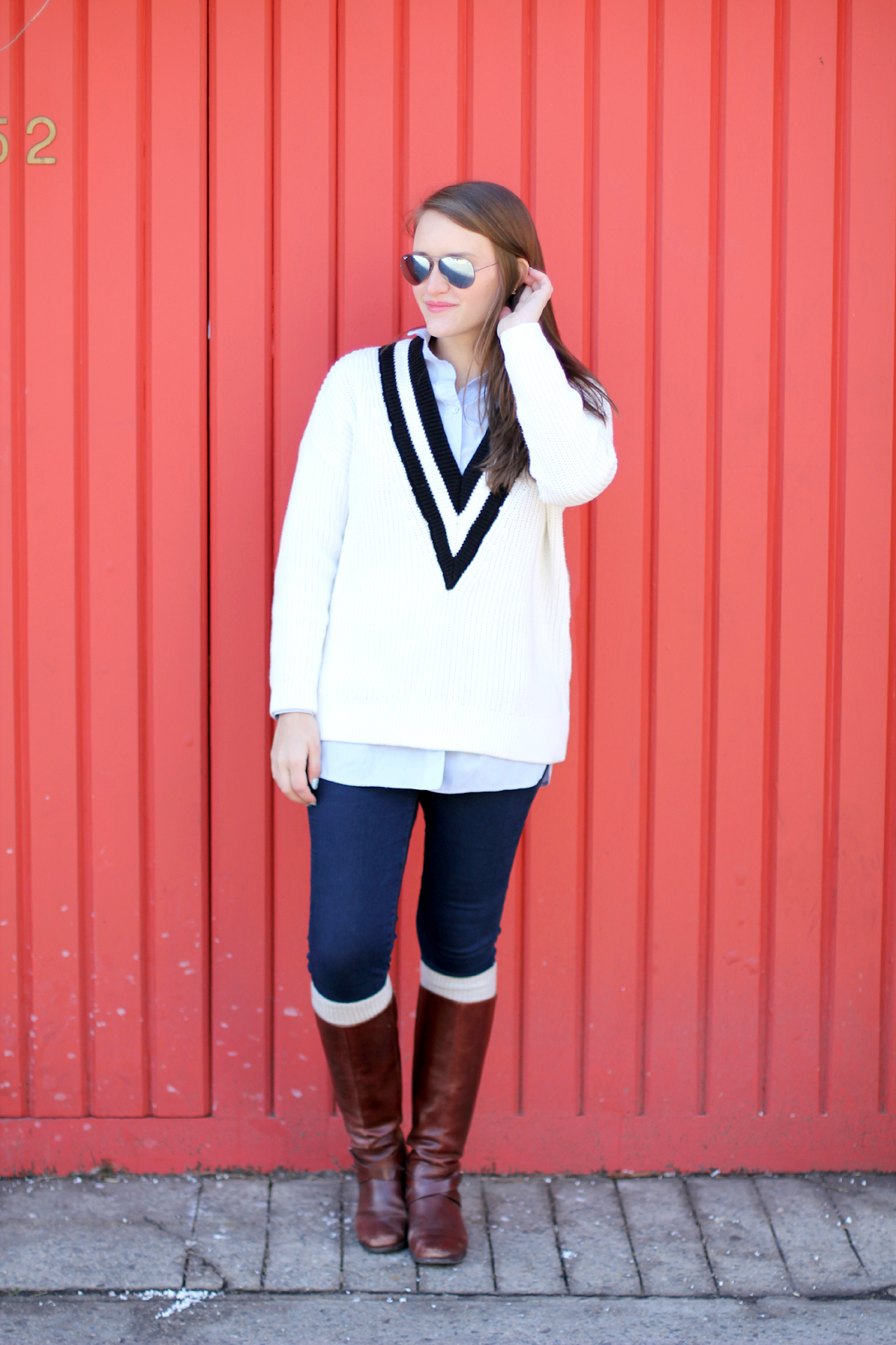 How to Style a Varsity Sweater | Connecticut Fashion and Lifestyle Blog ...