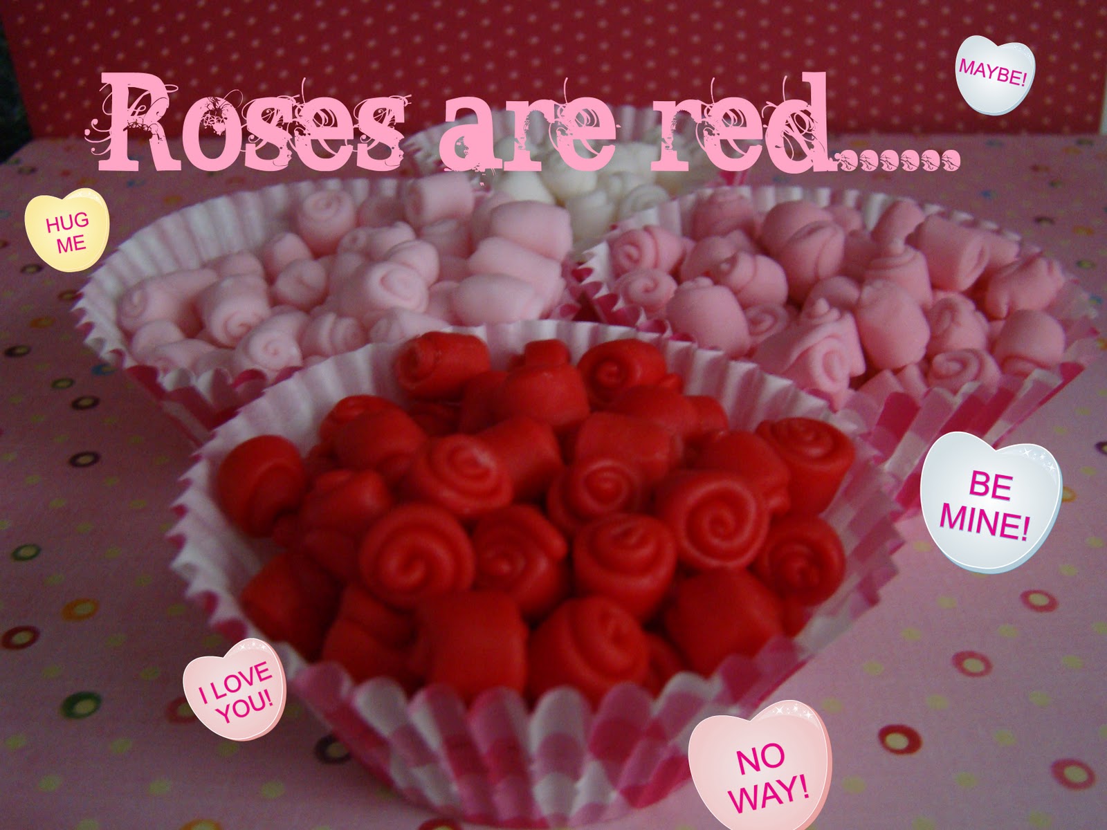 SweetBakedLove: Roses are red....how to make rolled fondant roses