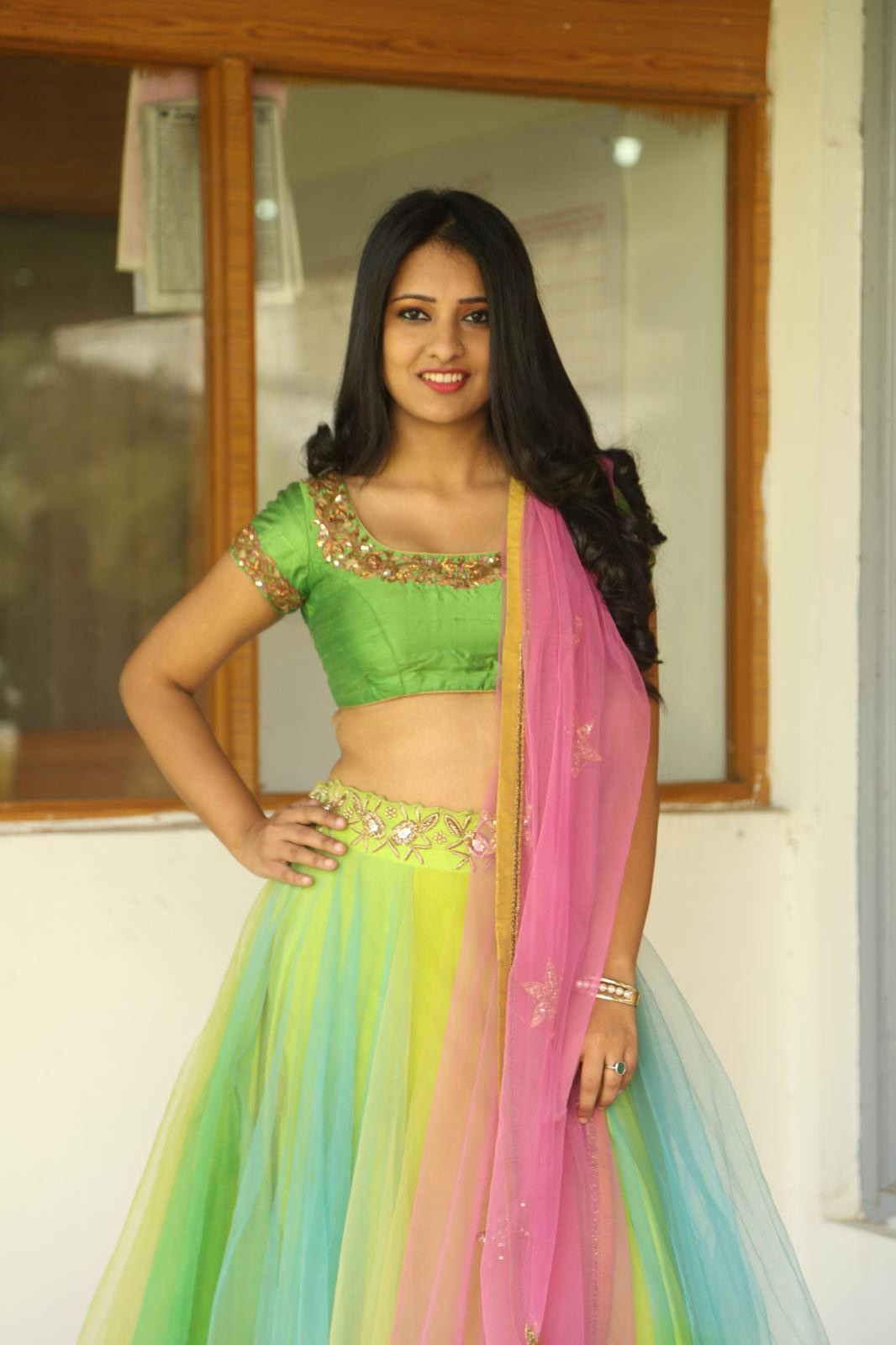Nikita Bisht at Pochampally ikat art mela launch - South Indian Actress