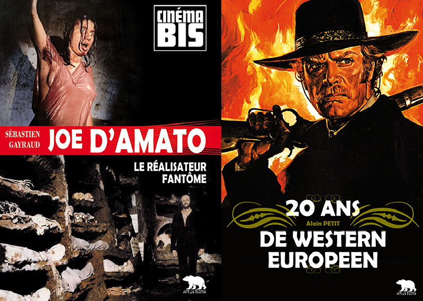 Collection de livres cinéma bis chez Artus Films | CINEMA BIS ET DROIT