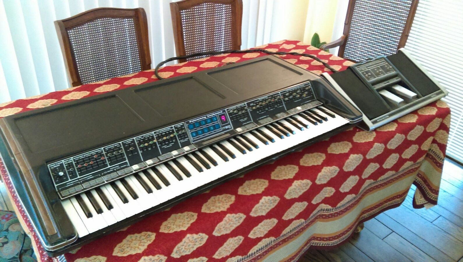 Matrixsynth 1975 Moog Polymoog Keyboard Synthesizer Model 203a W Orig