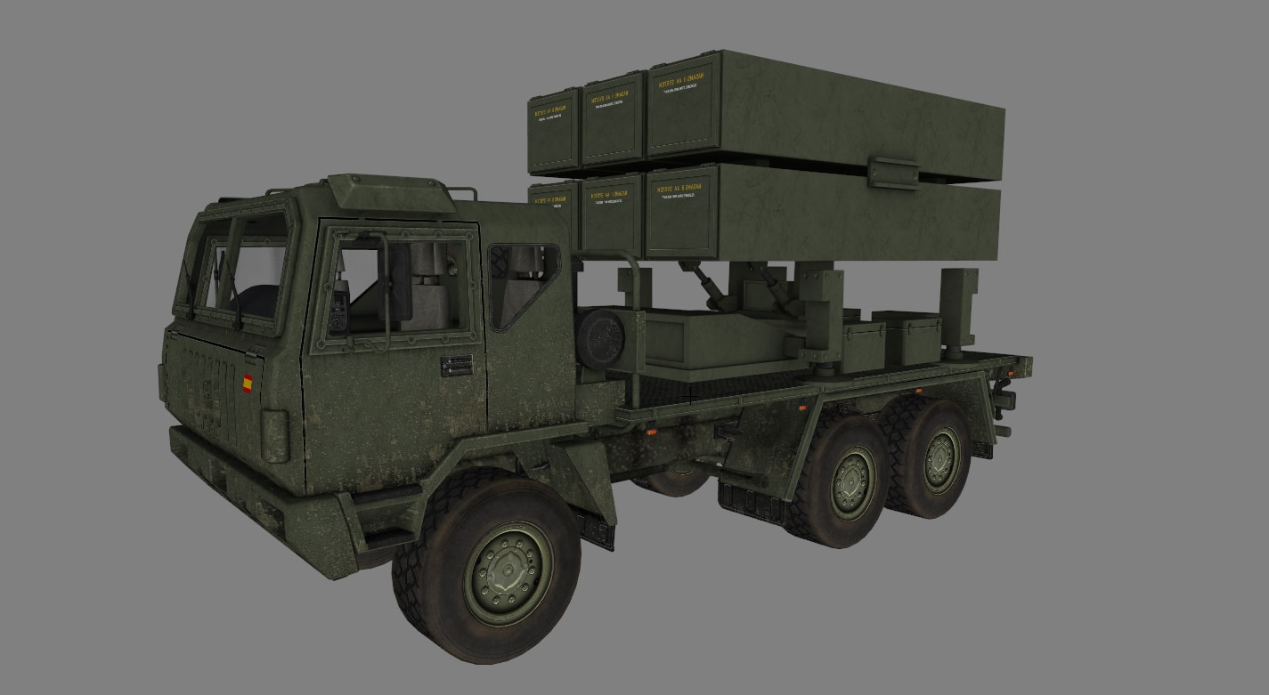 Arma 3 用のスペイン軍 MOD で IVECO M-250 に NASAMS 仕様など作製 | 弱者の日記^^ - Arma 3 MODとアドオン紹介
