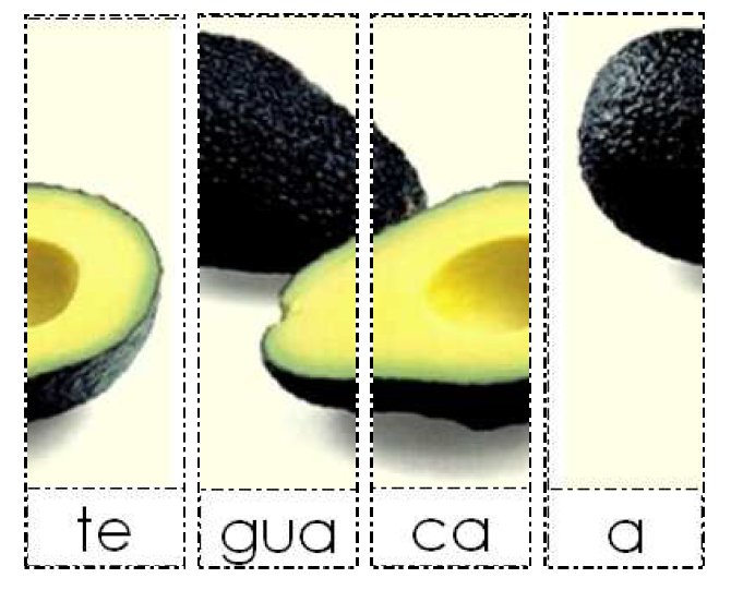 Actividades imprimibles para primaria: Rompecabezas palabras tetrasílabas